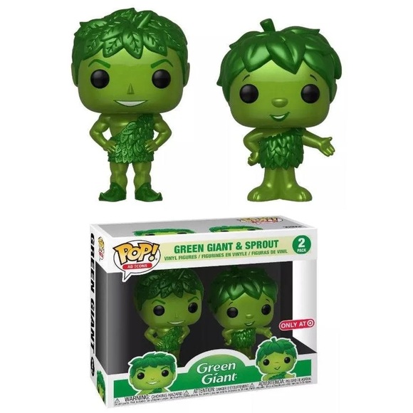 Funko | Toys | Green Giant Pop Green Giant Sprout 2 Pack Metallic ...